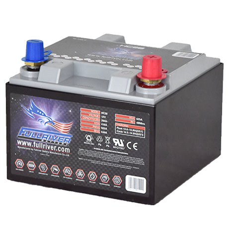 Fullriver HC28 - (PC925) HC Series 12V 28Ah Advanced AGM – Battery Empire